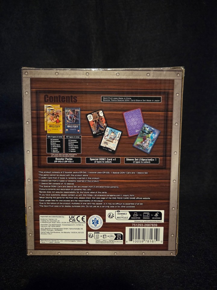 Bandai Namco One Piece Devil Fruits Collection Vol.1 Luffy Gum-Gum ...