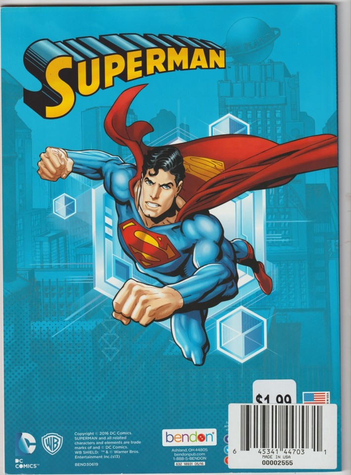 SUPERMAN DC COMICS Jumbo Coloring & Activity Book with Tear & Share ...