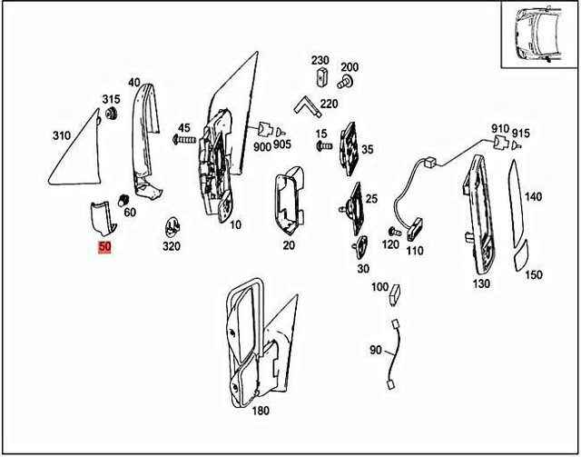 Mercedes-Benz 0018228920 Genuine OEM Repeater Lamp for sale online | eBay