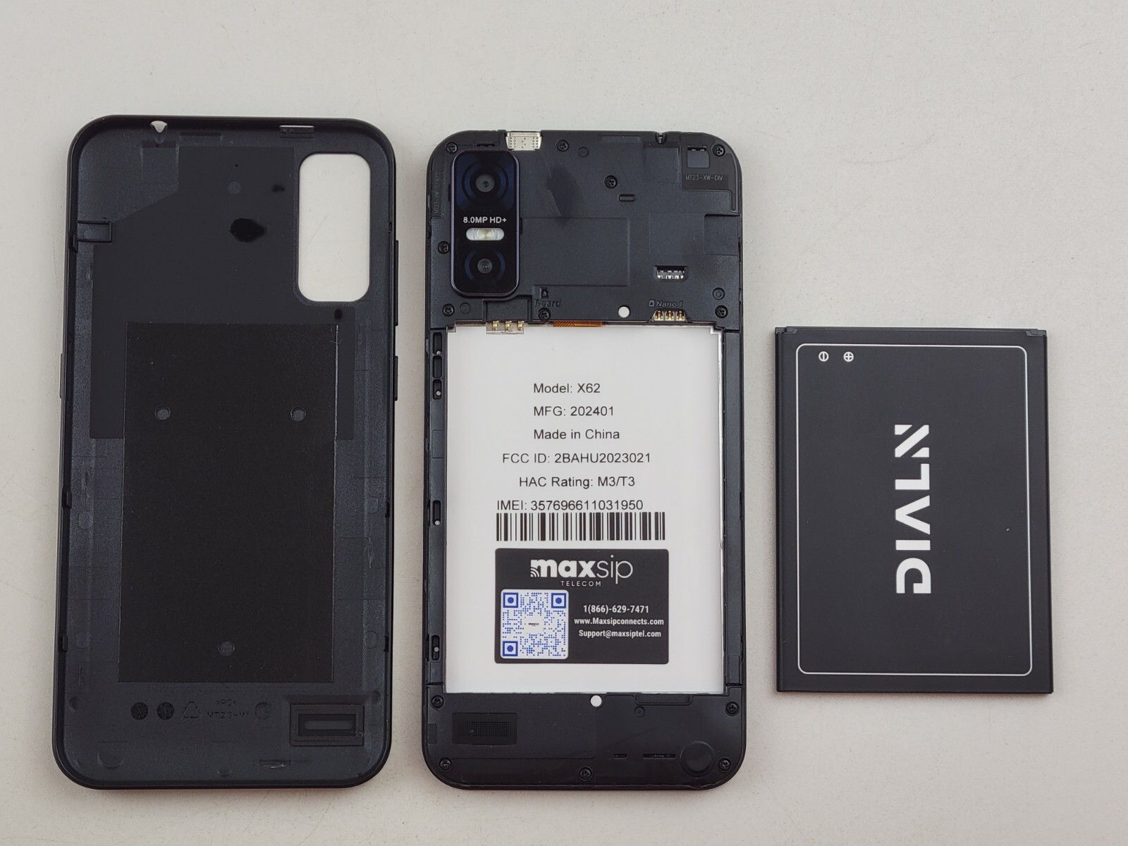 (USED) DIALN X62 - 32GB - Black (GSM Unlocked) 4G LTE Single SIM ...