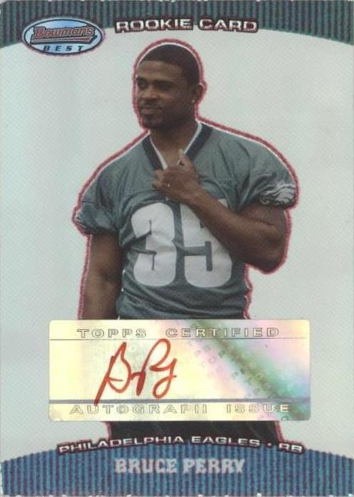 2004 Bowman's Best - Bruce Perry #166 Red /50 (AU, RC) for sale online ...