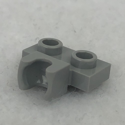 LEGO 14704 Light Bluish Gray Plate, Modified 1 x 2 W/ Small Tow Ball ...