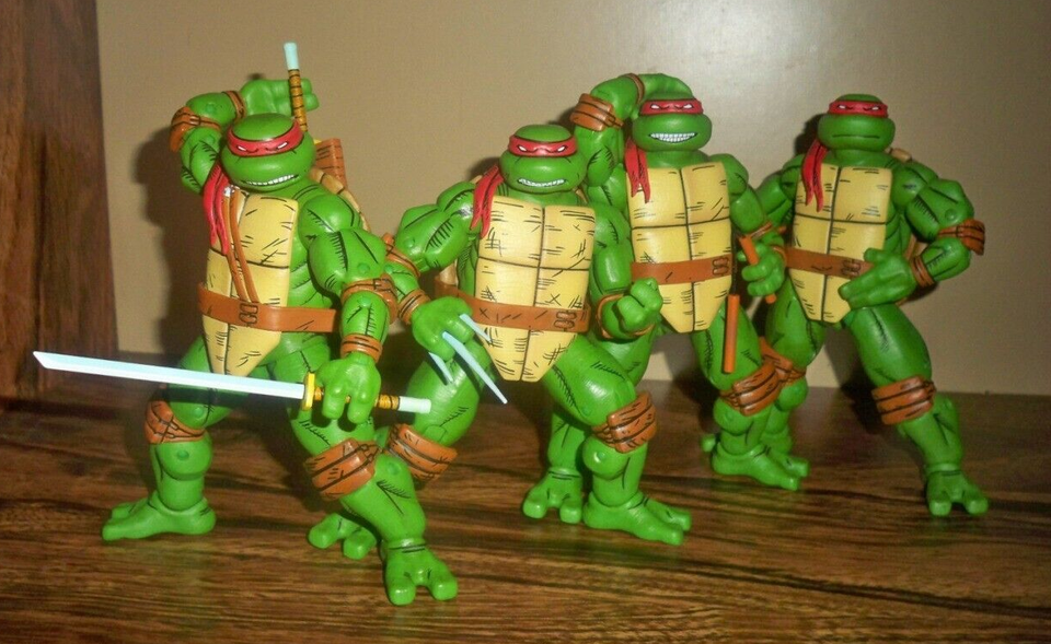 Neca TMNT 4 Pack Eastman & Lairds Teenage Mutant Ninja Turtles Lawson Mirage Set | eBay