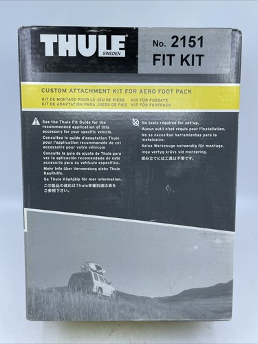 NEW Thule 2151 Roof Rack Aero 400XT Fit Kit MAZDA 3 MITSUBISHI Galant ...
