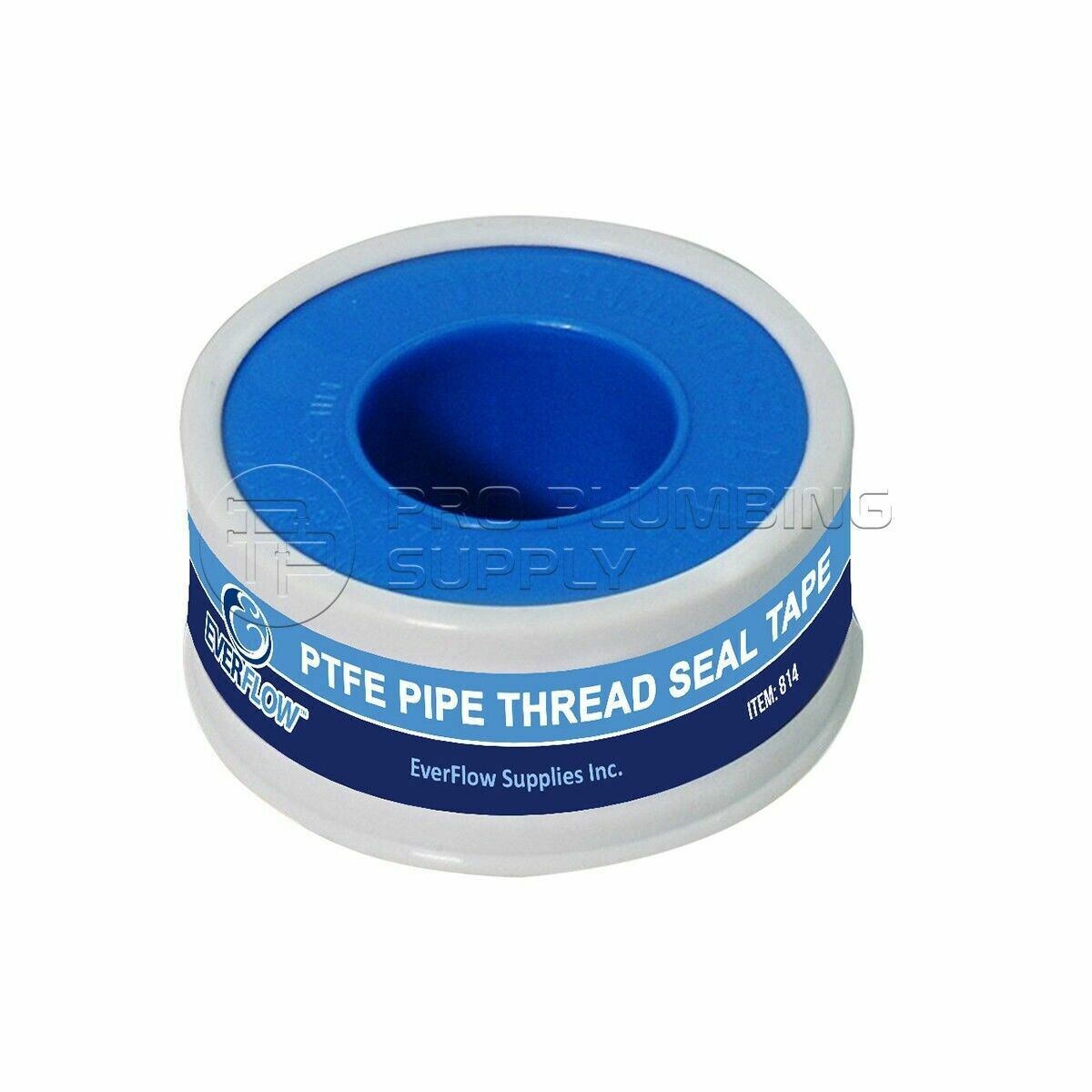 Plumbers PTFE Tape 1/2" W x 1080" L Pipe Thread Seal Tape for Leak ...