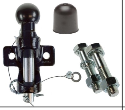 Black Ball & Pin Towing "E" approved 3.5 ton Tow Ball Hitch Jaw + Cover ...
