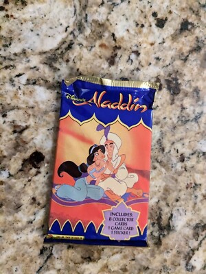 PANINI DISNEY'S ALADDIN THE MOVIE TRADING CARD PACK(S)NEW FACTORY SEAL ...