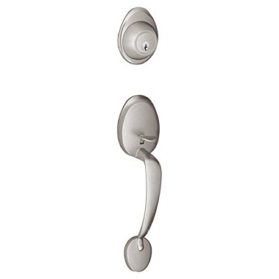 SCHLAGE JH58BAR630 Dexter by Barcelona Exterior Handleset with Deadbolt ...