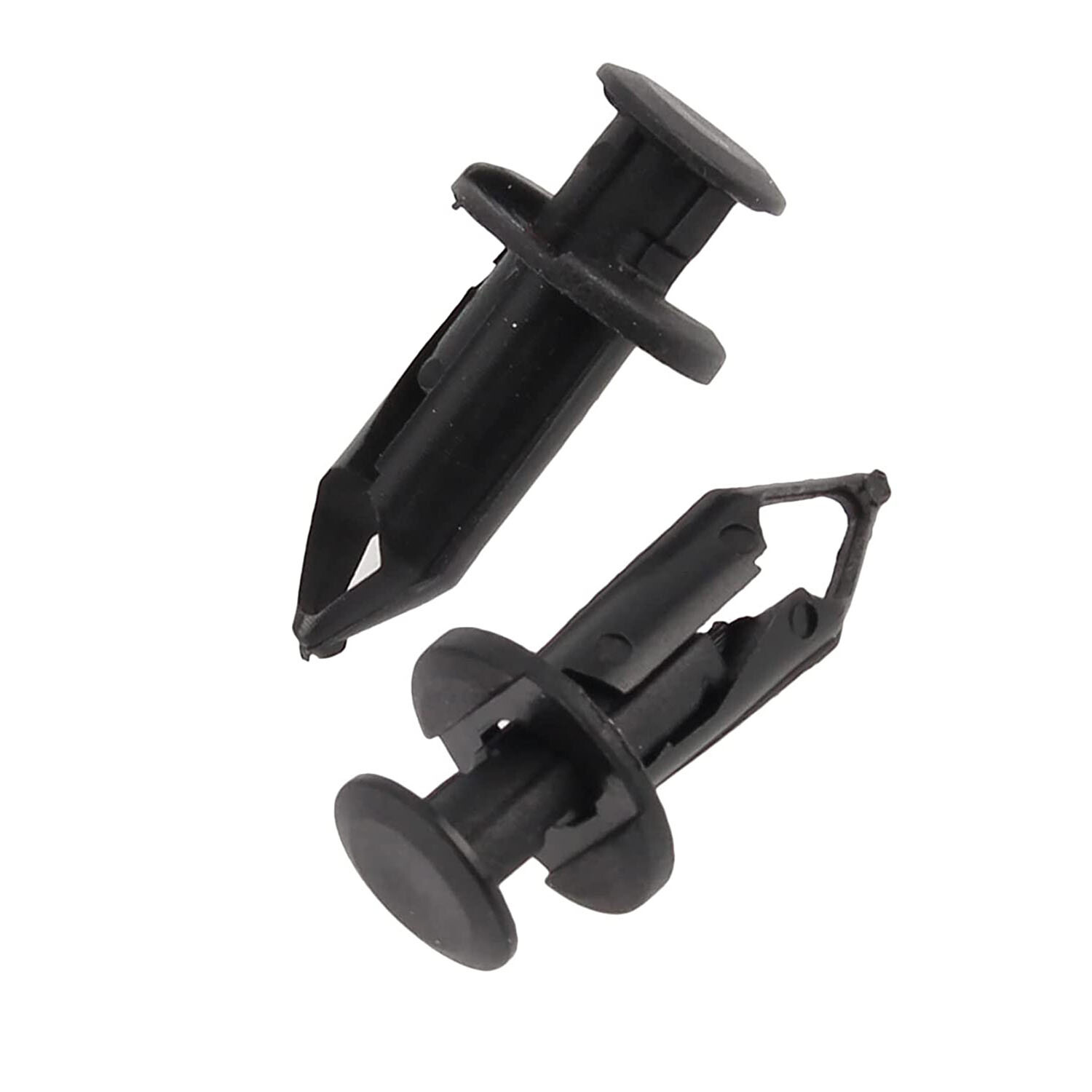 100x for ATV Plastic Rivets Retainer Fender Bumper Push Pin Fastener ...