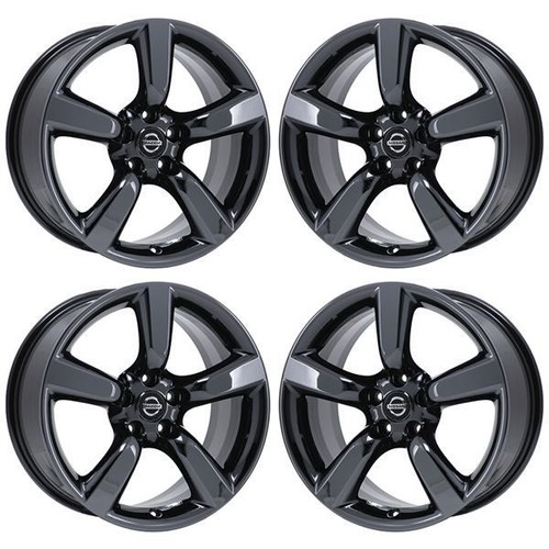 18" Nissan 350z PVD Black Chrome Wheels-C Rims Factory OEM 62455 (F ...