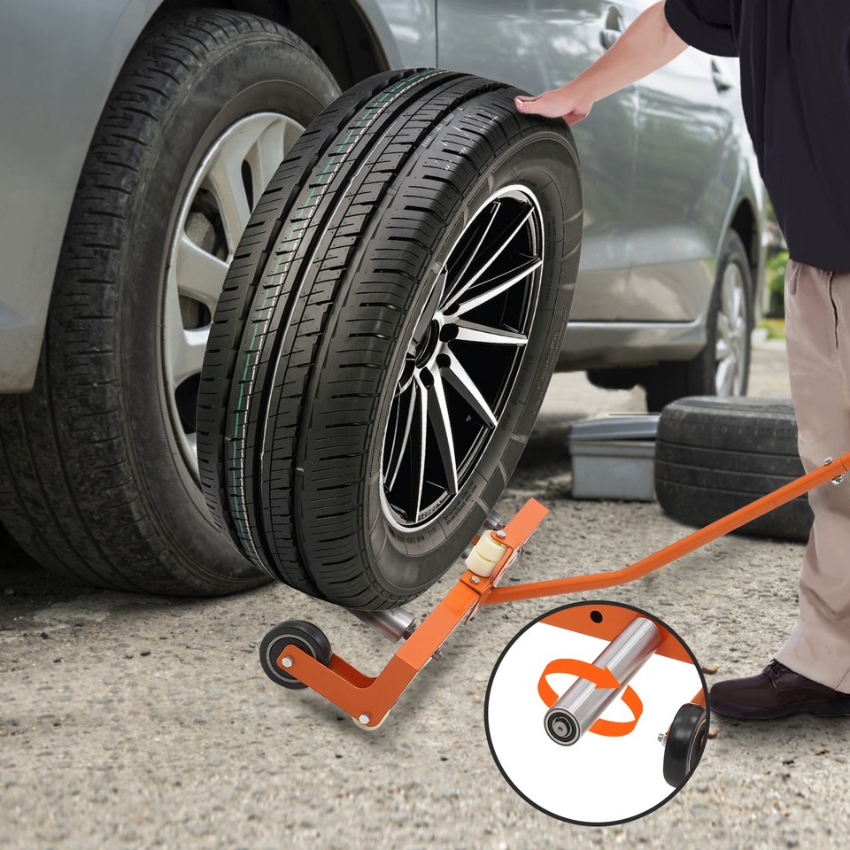 Heavy Duty Wheel Dolly 330lbs - Adjustable Tire Mover for Truck/Car 6.5 ...