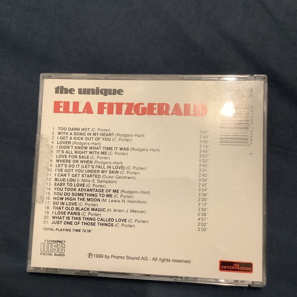 Ella Fitzgerald: The Unique Ella Fitzgerald CD 1999. | eBay UK