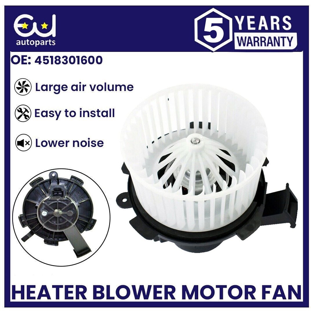 HEATER INTERIOR BLOWER MOTOR FAN FOR SMART FORTWO CABRIO 451 2007-23 ...