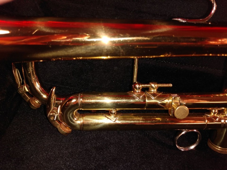 YORK CUSTOM Large Bore 0.464" Trumpet 1942 Gold Brass Bell | eBay
