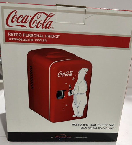 Coca Cola Retro Personal Mini Fridge Cooler Koolatron NEW IN BOX | eBay