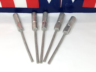QTY 5 - YE26R60 BURNDY Aluminium Hyplug Connector, 2/0 Str. Al 2/0 ACSR ...