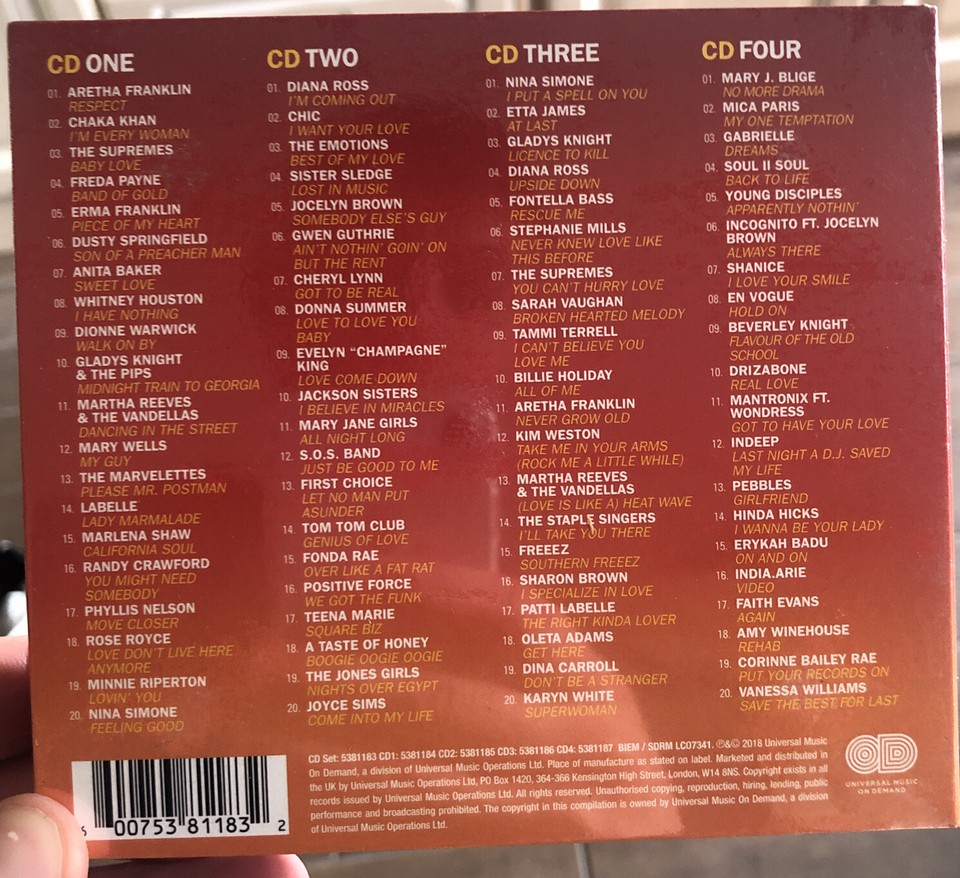 SOUL WOMAN Timeless Classics From The Queens Of Soul Music CD Set New ...