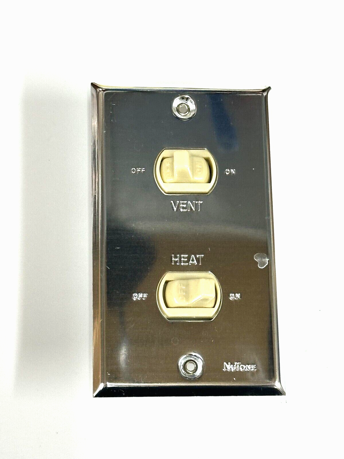 Vintage NuTone VENT HEAT Electrical SWITCH Dual Despard ASSEMBLY NEW ...