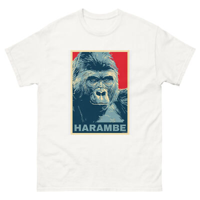 Harambe T-Shirt - We Love Harambe - Cool Tee | eBay