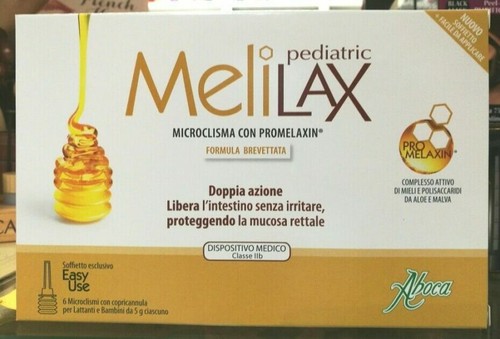 MELILAX pediatric ABOCA 6 microclismi per lattanti e bambinida 5 g ...