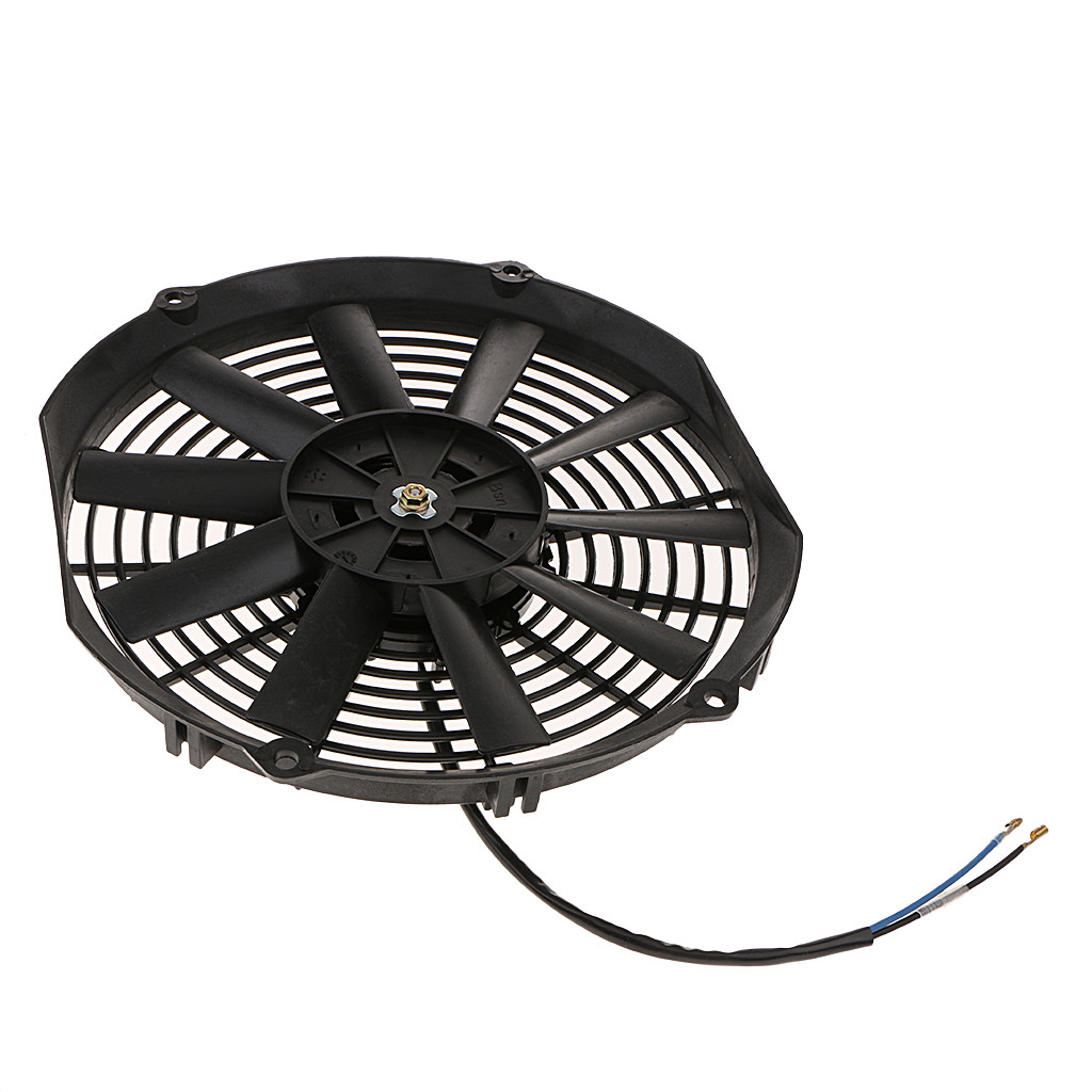 12'' 80W 12V Car Motorcycle Electric Radiator Cooling Fan Large Air ...