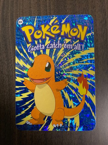 Charmander #004 2000 Pokémon Vending Prism Holo Sticker Card NM | eBay ...