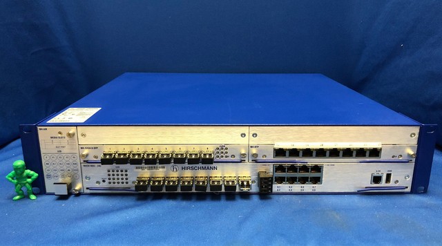 Hirschmann MACH4002-24G-L2P Gigabit Fiber Ethernet Switch W/ 2x M4-GIGA ...