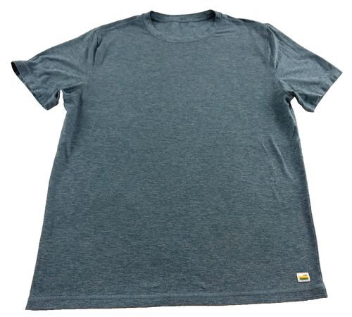 Vuori Strato Tech Men's Sz. Large Light Blue Performance Tee Shirt! | eBay