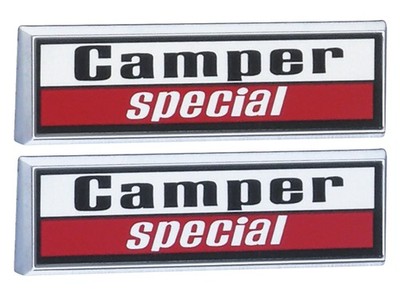 1973-79 F250 Fender Emblems Camper Special Pair F350 New | eBay