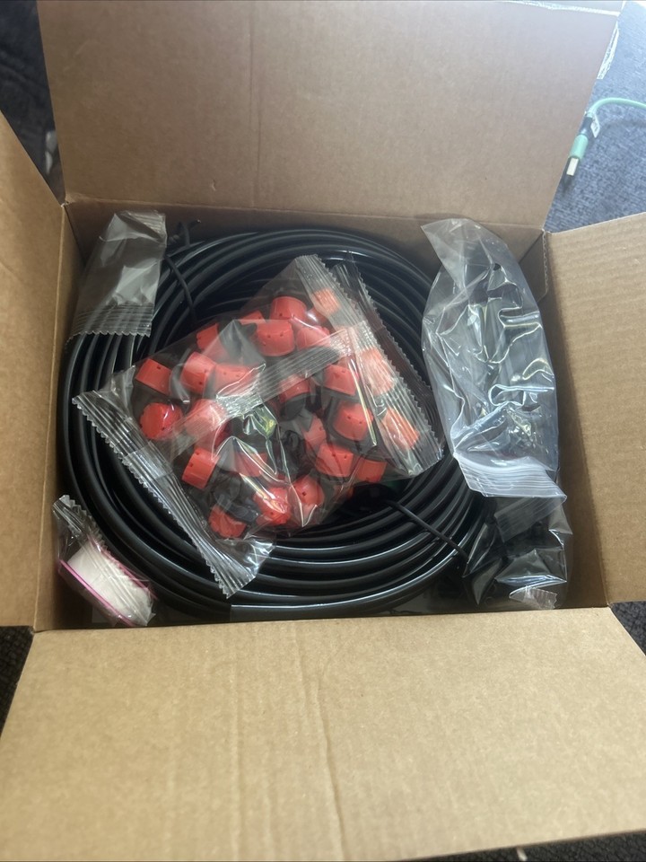 Drip Irrigation System 164FT Garden Drip Irrigation Kit Tubing Drip Kit ...