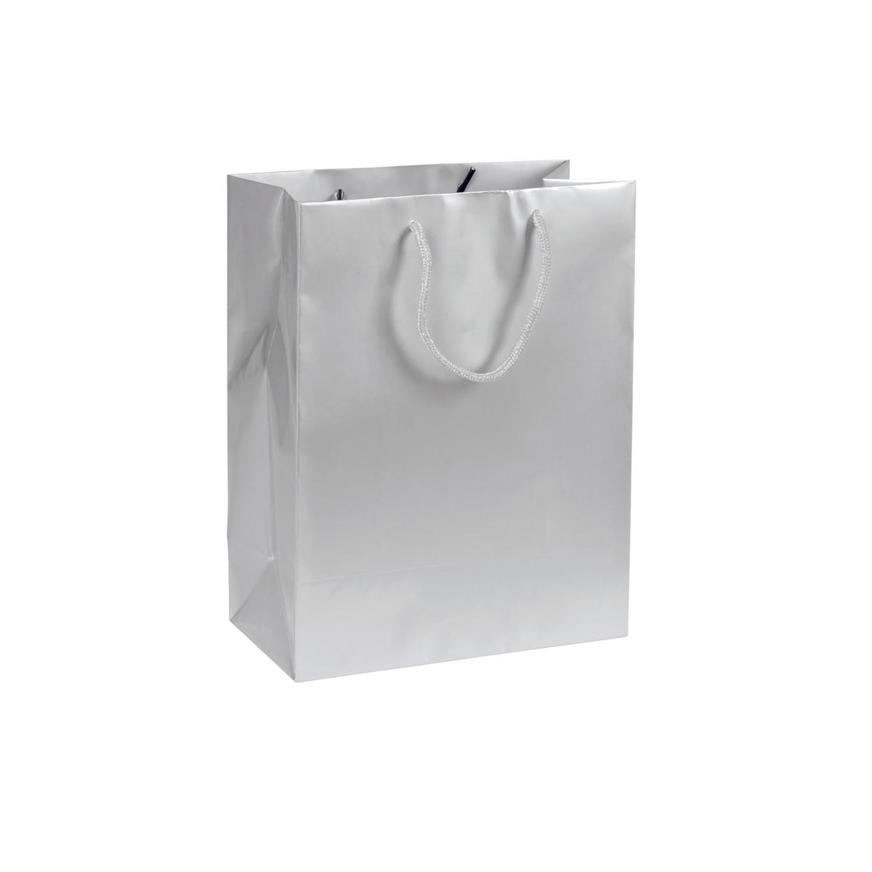 Gloss Laminated Paper Bag With Handles 7x4x9 for Gifts Retail Color ...