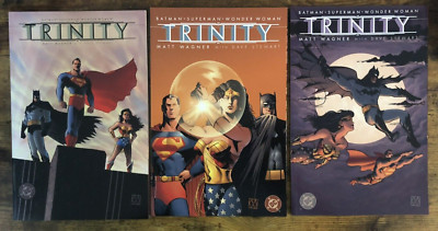 Trinity: Batman - Superman - Wonder Woman Full Set (2003) Matt Wagner ...