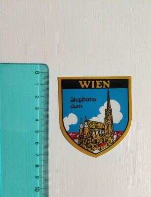 Adhesive Wien Stephans Dom Sticker Autocollant Vintage 80s Original ...