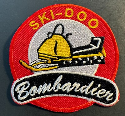 BOMBARDIER SKI-DOO SNOWMOBILE PATCH NEW ABOUT 3 1/2" X 3 1/2" (A47) | eBay