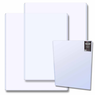 30x40 Poster Top Load Holder BCW ( 2 Toploader ) Rigid PVC Holder for ...