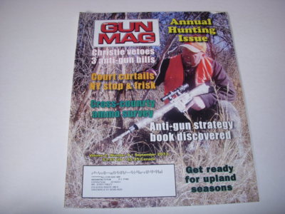 THE GUN MAG Magazine, September, 2013, ANNUAL HUNTING ISSUE, UPLAND ...