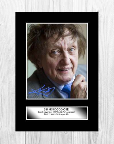 Ken Dodd (3) A4 signed mounted picture photograph poster. Choice of ...