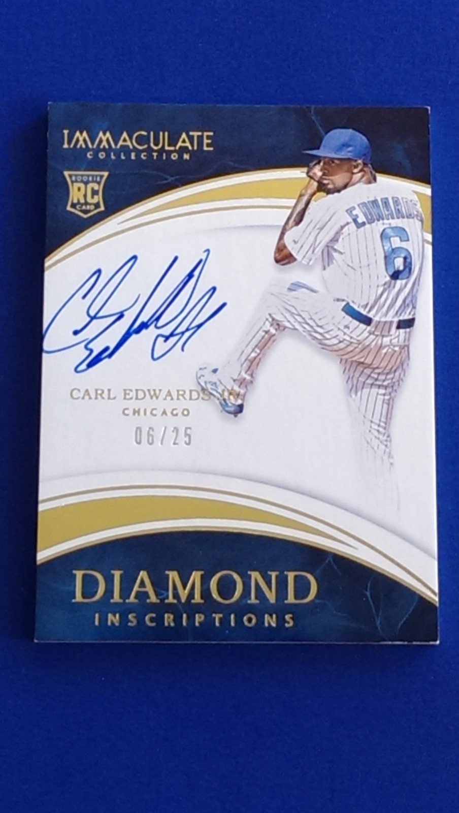 Carl Edwards Jr - 2016 Immaculate Collection Autograph #6/25 | eBay