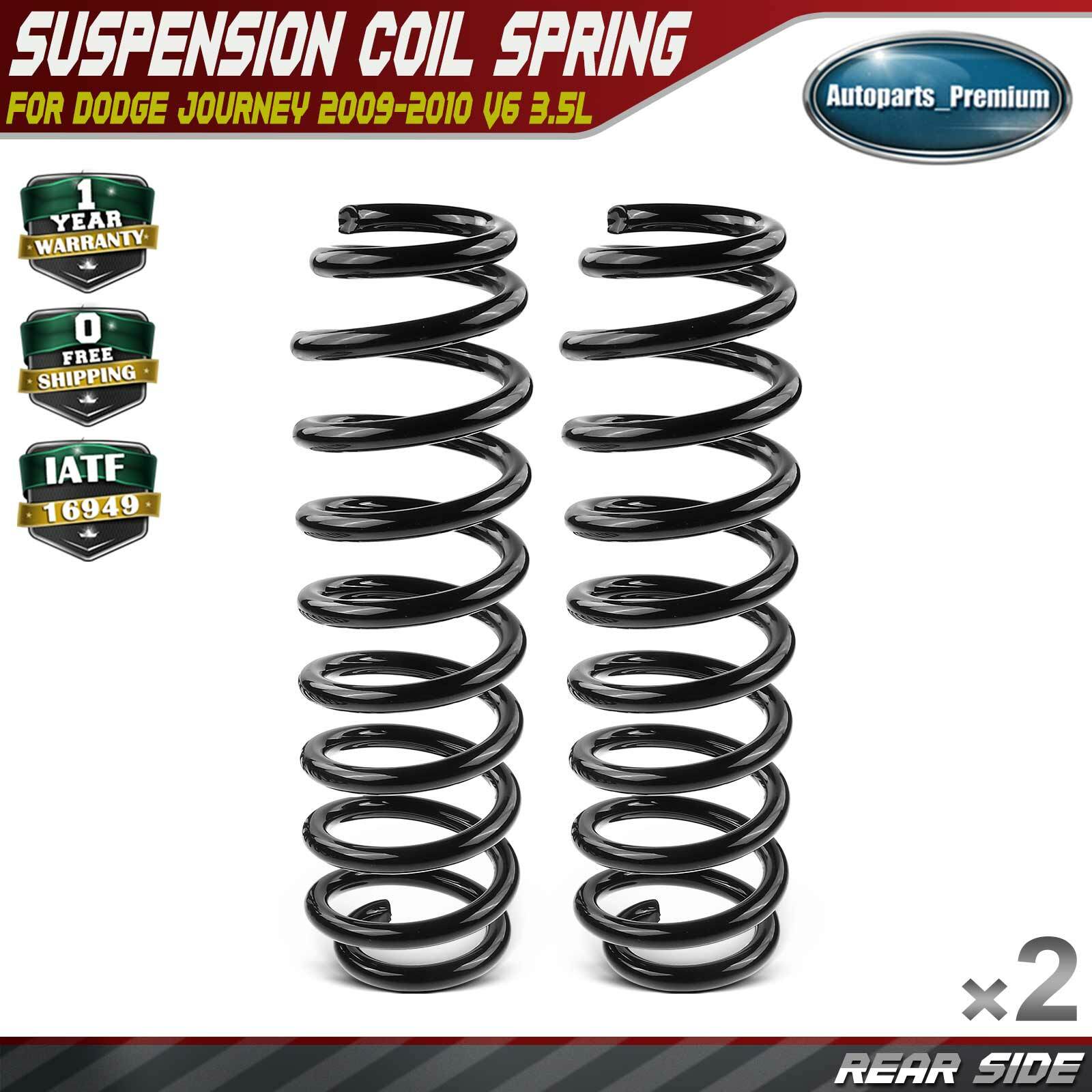 2x Rear Driver & Passenger Side Coil Springs for Dodge Journey 2009 ...