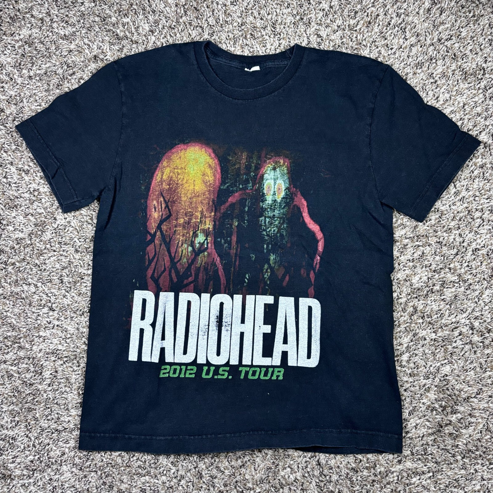 Radiohead 2012 Tour SIze XS 17x23 Rock - Gem