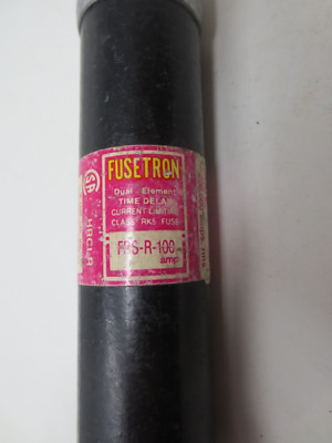 Fusetron FRS-R-100 600 Volt Time Delay Current Limiting RK5 Fuse | eBay