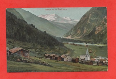 Suisse - Randa et le Breithorn (J3904) | eBay