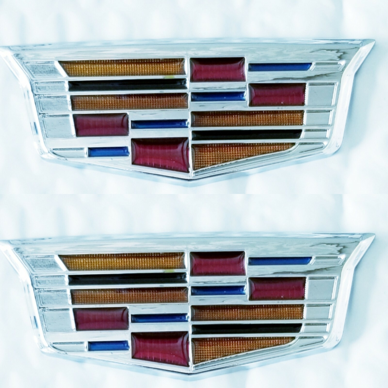 2 PIEZAS Calcomanía Emblema Coche Insignia Cadillac CTS SRX STS ATS XLR ...