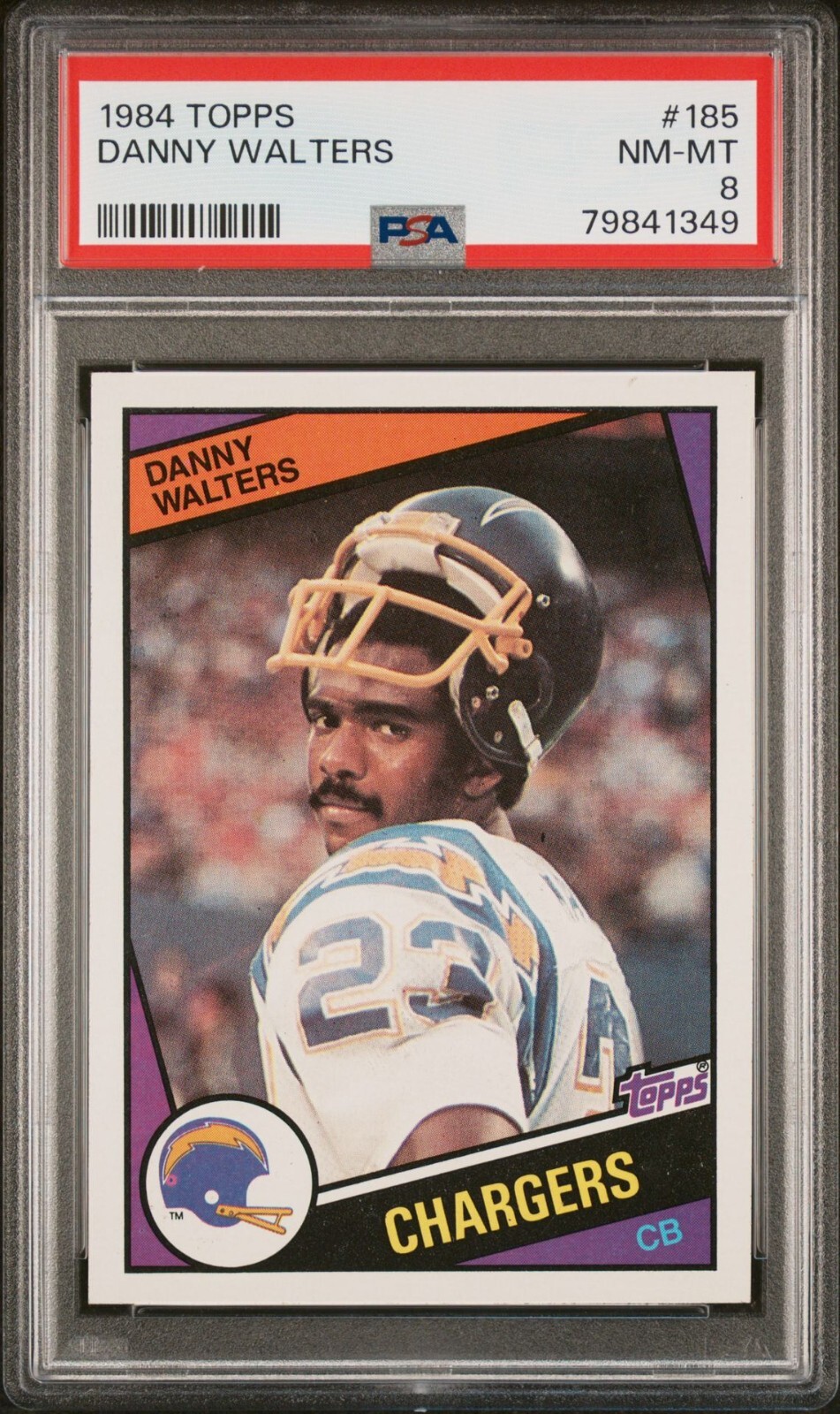 1984 TOPPS #185 DANNY WALTERS PSA 8 NM-MINT SAN DIEGO CHARGERS | eBay