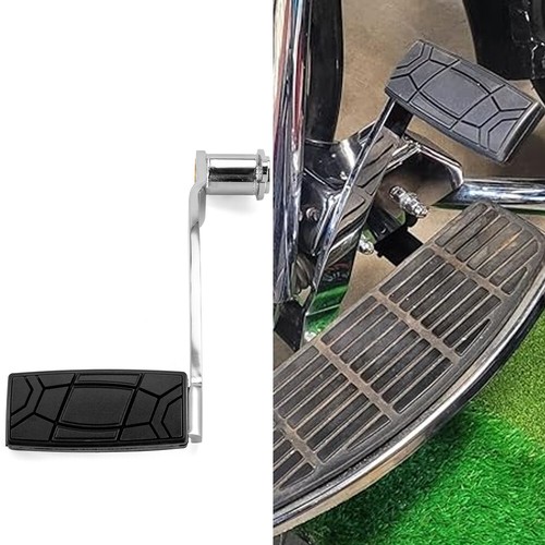 Chrome Rear Brake Foot Pedal Pad For Harley Street Glide Softail FL ...