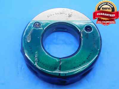 2" 12 UNS 1A THREAD RING GAGE 2.0 2.00 2.000 2.0000 NO GO ONLY P.D. = 1 ...