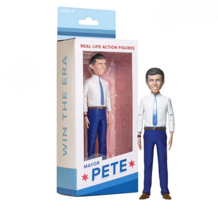 MAYOR PETE BUTTIGIEG ACTION FIGURE FCTRY DOLL MAN CAVE CHRISTMAS GIFT ...