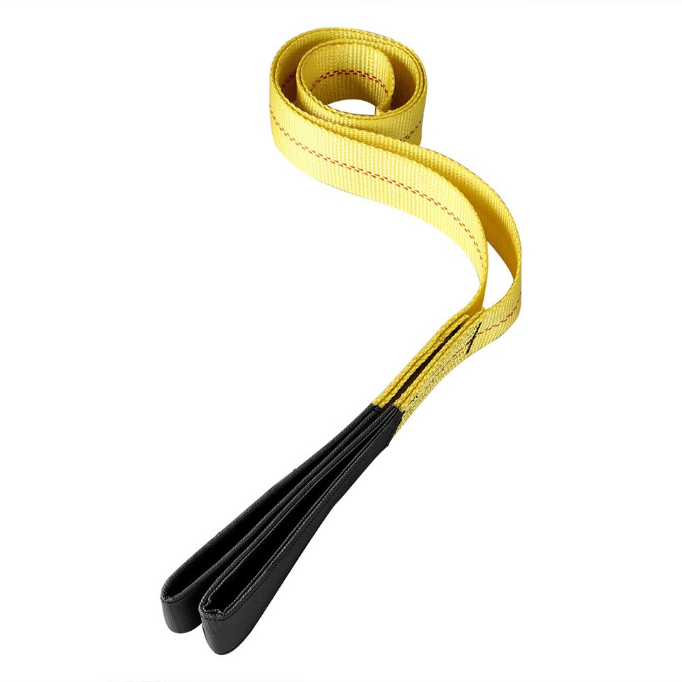 2" x 6ft Nylon Web Lifting Sling Tow Strap Eye & Eye with Heavy Duty ...