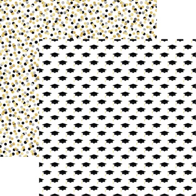 Graduation Style - Grad Squad 12x12 Scrapbook Paper - 5 Sheets | eBay