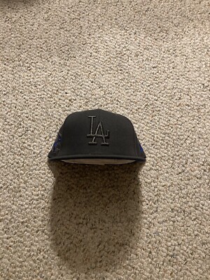 LOS ANGELES DODGERS ALL OVER PATCH FITTED CAP | ROYAL BLUE ALL OVER ...